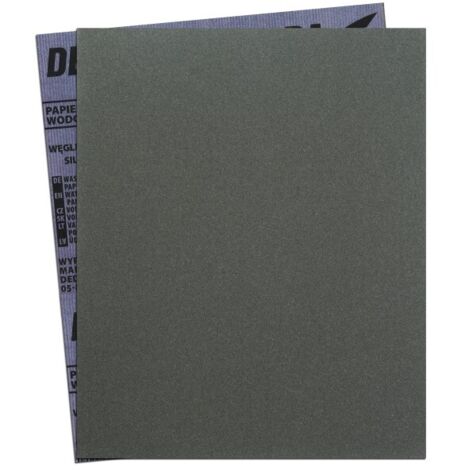 Carta vetrata impermeabile DEDRA 230x280mm, grana 80 - per levigatura a ...