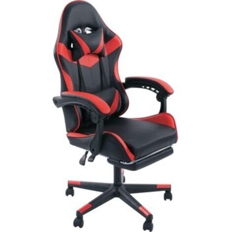 Sedia da gioco Tunney 2.0 - Sedia da gioco ergonomica con poggiapiedi
