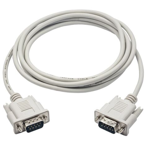 Akyga Ak-CO-03 - Cavo null modem RS-232 2m, bianco