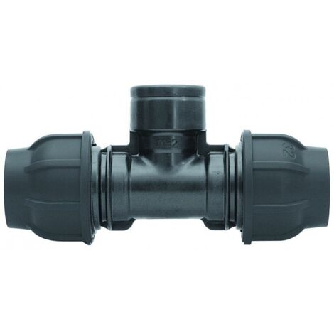 Tee di compressione PP 90 gradi 50x5/4"x50 GW filettatura interna PN16 ...
