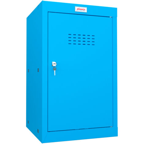 Phoenix CL Series CL0644BBK Size3 Blue Cube Locker with Key Lock