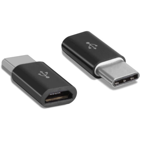Adattatore da Micro-USB a USB-C - Nero