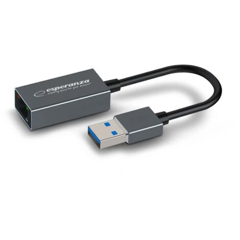 Adattatore esperanza gigabit ethernet 1000 mbps usb 30 rj45