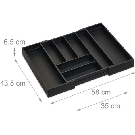 Portaposate estensibile in bambù