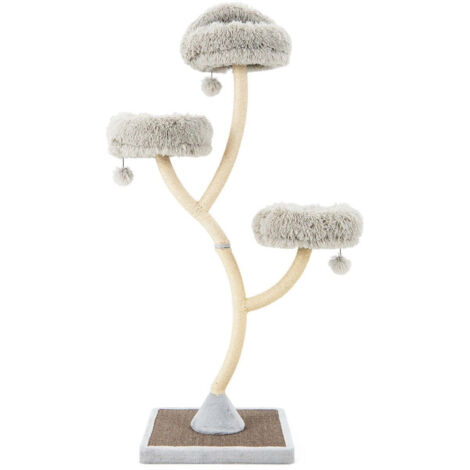 Tiragraffi per gatti da 178 cm con tiragraffi in sisal 3 superfici ...