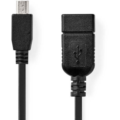 Usb adapter usb 20 mini 5 pin male usb a female 480 mbps otg 020 m ...