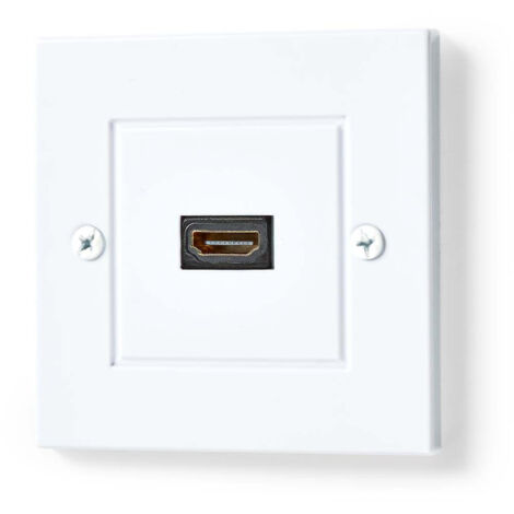 Hdmi wall box 1x hdmi female 4k60hz hdmi output black 18 gbps gold ...