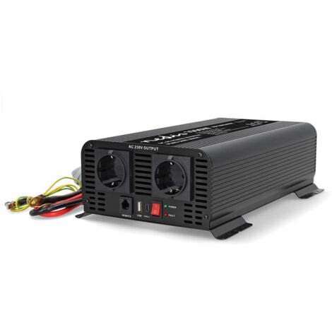 Power inverter pure sine wave input voltage 24 v dc device power output ...