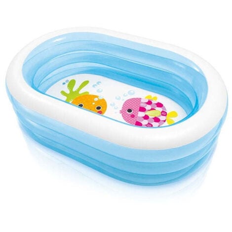 Piscina gonfiabile ovale 163 x 107 x 46 cm intex 57482