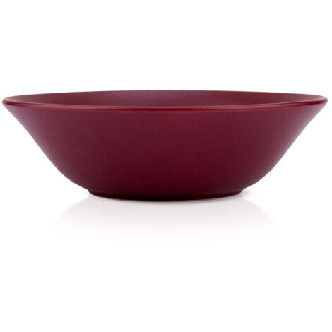 Ceramic salad bowl burgundy soho 235 cm 11 l