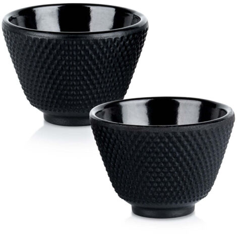 Cast iron enameled tea cups cast line 60 ml 2 pcs