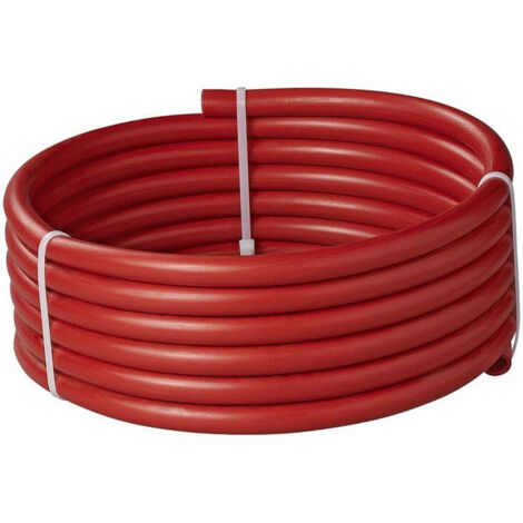 Tubo per acqua potabile rosso 500 m 10x15 mm