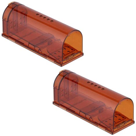 Trappola per roditori vivi riutilizzabile set da 2