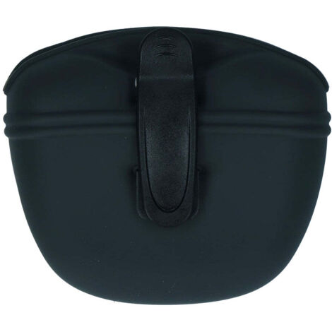 Dog treat bag - silicone magnetic closure clip on
