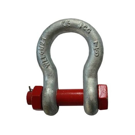 Manille Lyre Acier - 4.75 t - Manille omega avec tige à vis - Manille omega avec tige à vis 4,75 T