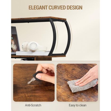 Bibliothèque à 6 Niveaux, étagère de Rangement et d'exposition en S ...