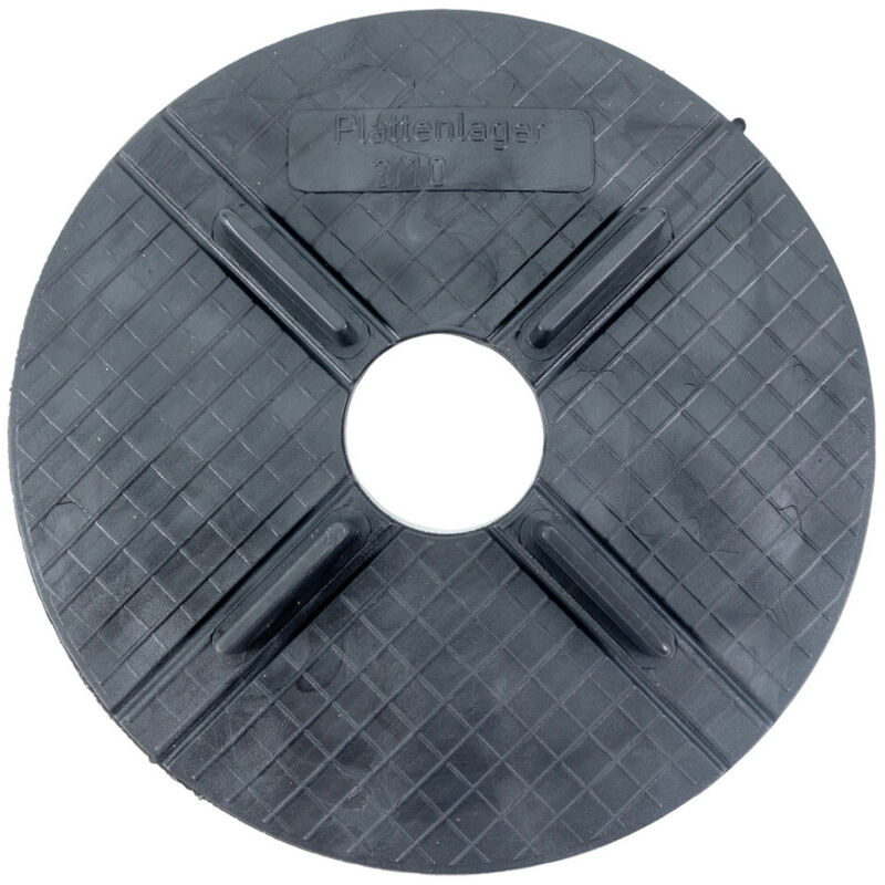 Flaches Gummi Stelzlager - Plattenlager 3 mm Fuge / 10 mm Höhe