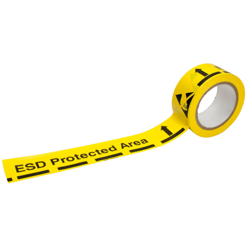 Ruban de marquage au sol "ESD Protected Area", ESD