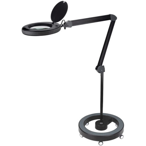 Lampe loupe LED 851X, avec support roulant