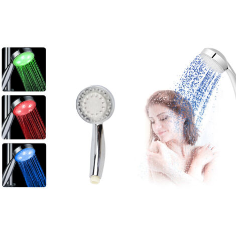 Eosnow Cabezal de ducha LED, cabezal de ducha de mano, práctico para ...