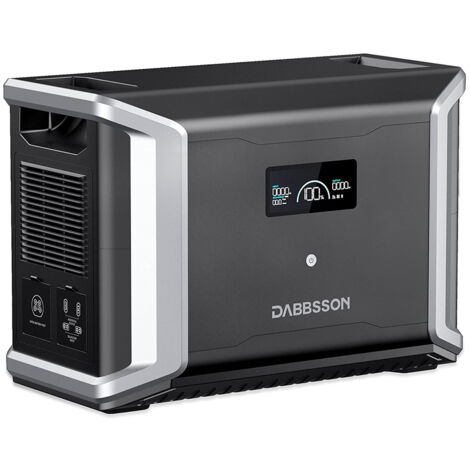 Dabsson Zusatzbatterie DBS300B 3000Wh mit Sicherheit halbfester LiFePO4 ...