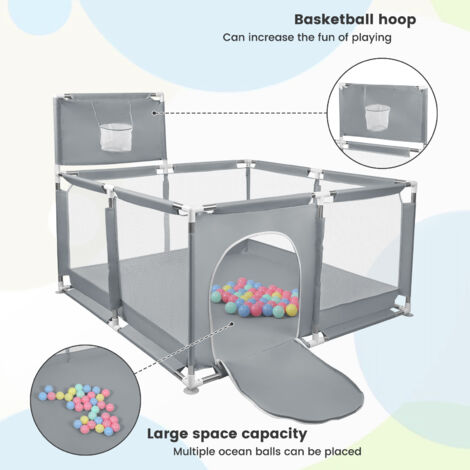 Parques para bebé 126x126cm Parque infantil para bebé centro de ...