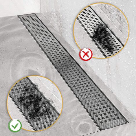 Crépine de drainage-attrape-cheveux-crépine d'évier-tuyau d'évacuation ...