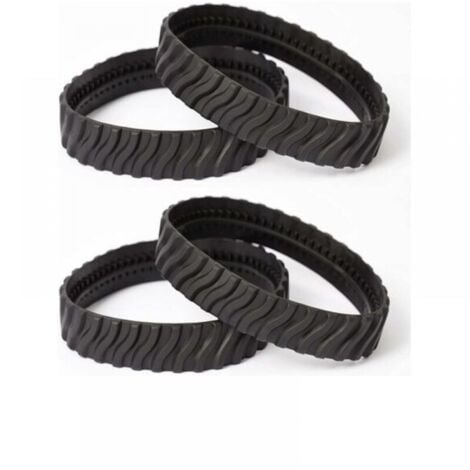 4 chenilles adaptables pour pneus Zodiac MX6 MX8 MX9, Baracuda Robot Nettoyeur de Piscine R0526100