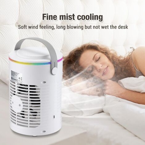 Ventilateur rafraîchisseur d'air USB pour bureau et chambre d'enfant ...