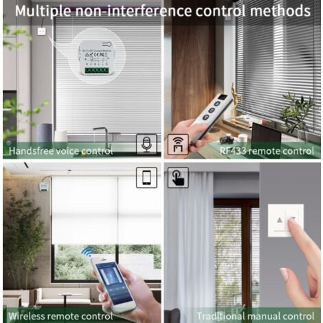 Module Volet Roulant Sans Fil, Interrupteur Sans Fil pour Volets ...