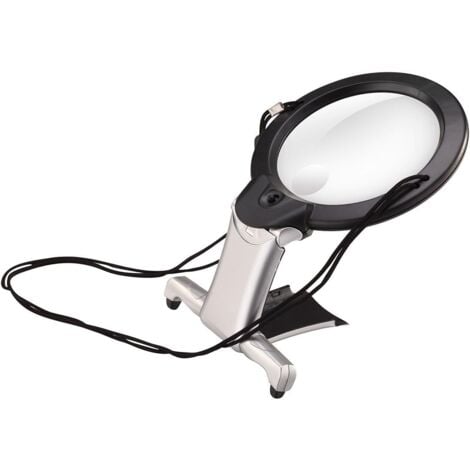 Loupe de lecture, loupe d'éclairage, loupe mains libres, grande loupe LED, lentilles d'éclairage ...