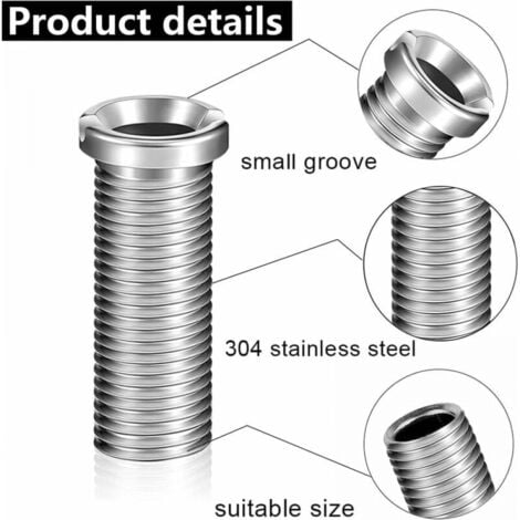 4 Pièces Vis pour Panier D'évier 30mm Acier Inoxydable Vis Creuse Vis ...