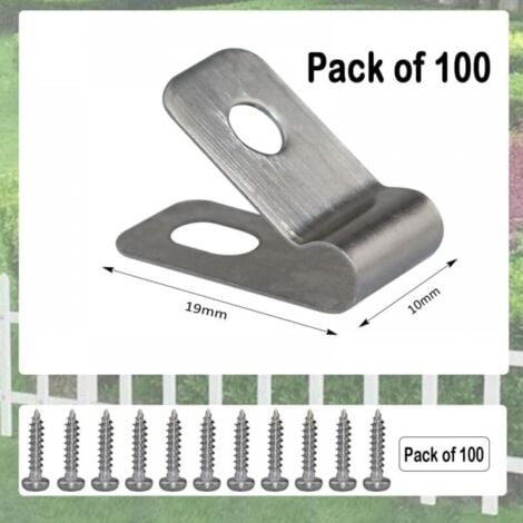Pinces de fixation pour clôture clips de fixation pour grillage cloture ...