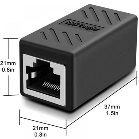 6 Pièces Coupleur RJ45, Coupleur Réseau, Connecteurs Ethernet, Coupleur ...