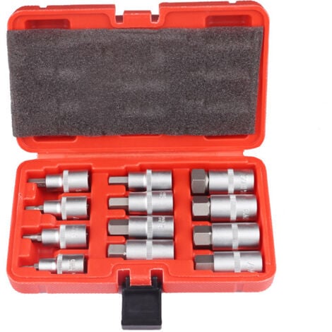 Jeu de 12 Douilles Allen 1/2" - douille 6 pans 1/2 Creux 5-22 mm - Six ...