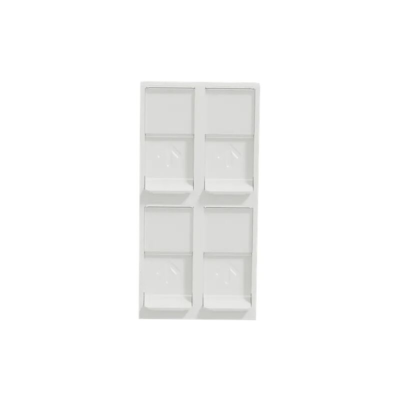 Schneider NU946218 blanc quadruple RJ45 keystone cover NU946218