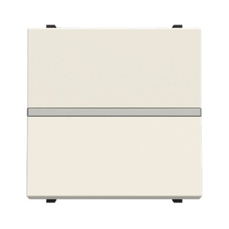 Bouton poussoir large sans gravure Blanc N2204.7 BL Niessen Zenit series