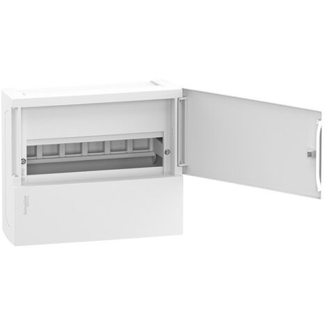 Schneider Mini Pragma 1 rangée coffret en saillie avec porte opaque 12