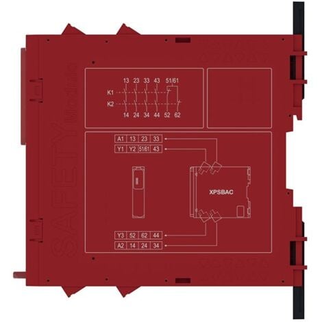 Harmony XPSU-Module de sécurité-Estop protection, 24 VDC- pas entr ...