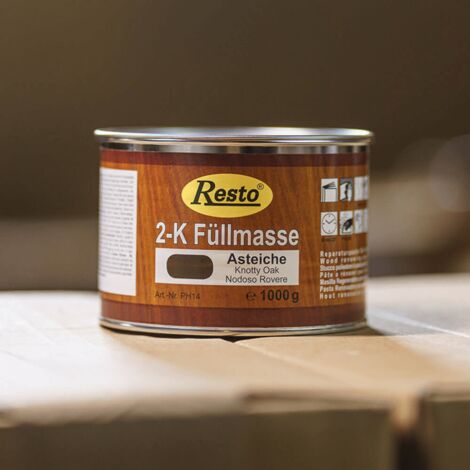 facett Resto Kit 2K Füllmaße Farbe Eiche Ast 1kg Dose