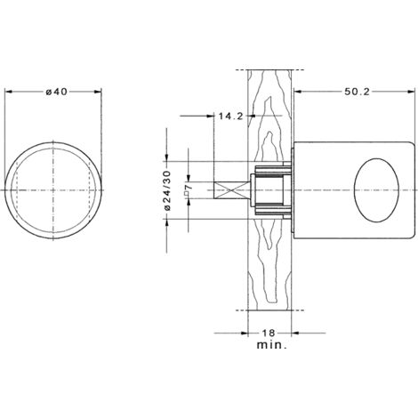 Junie Dreholive 3573/24 Drehbar Matt Nickel