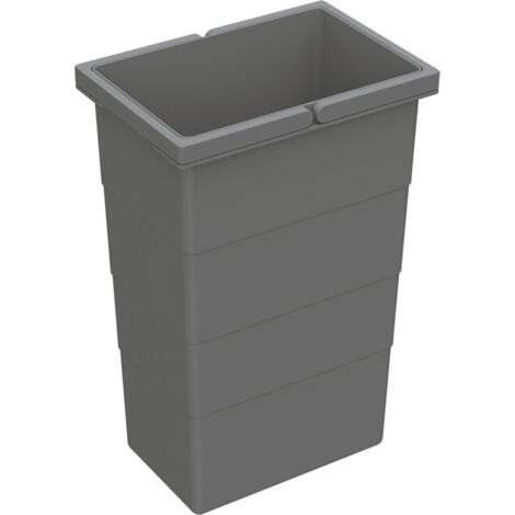 Hettich Eimer 10l f. ATS Frame/Base 226x156x350mm Kst. anthrazit