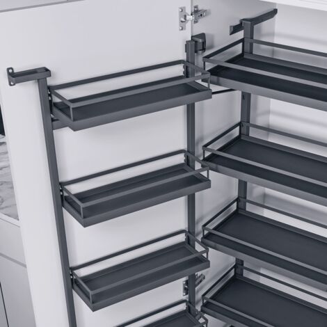 Hettich Dispensa Duo III Tür-Tablar Arena Style KB600 anthrazit