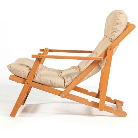 Chilienne beige pliante - grand confort SORA