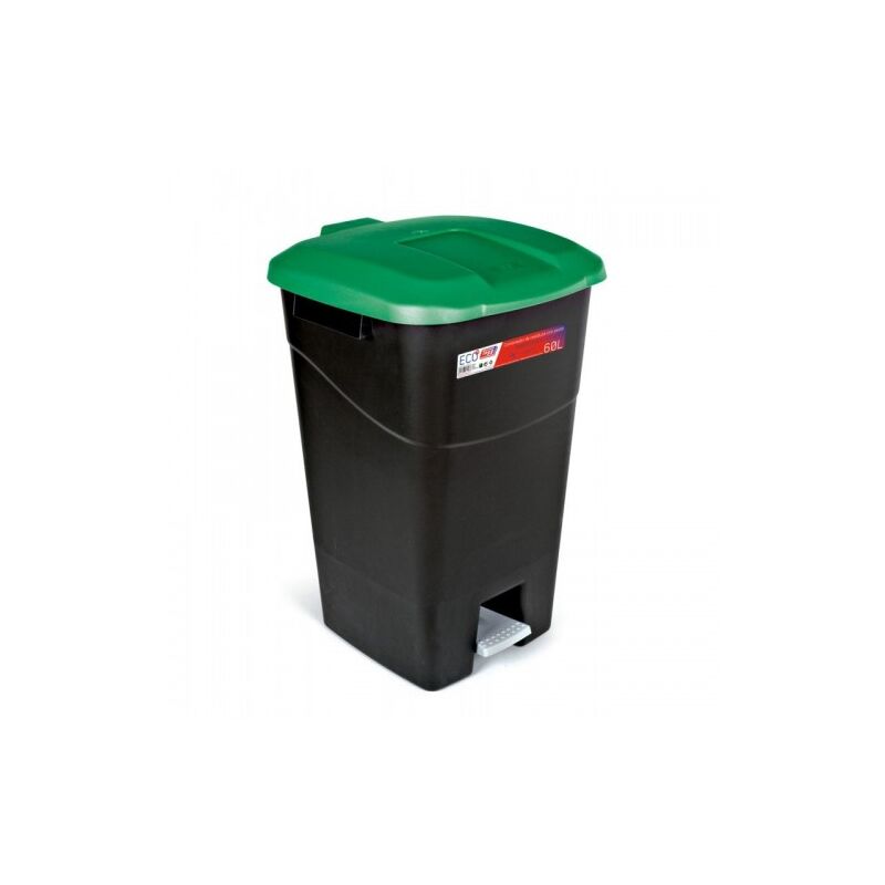 ECO TAYG 60 L. NEGRO/ VERDE CON PEDAL - TAYG