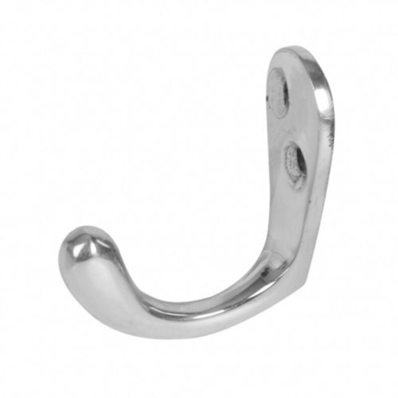 COLGADOR SENCILLO LATON NIQUEL MATE