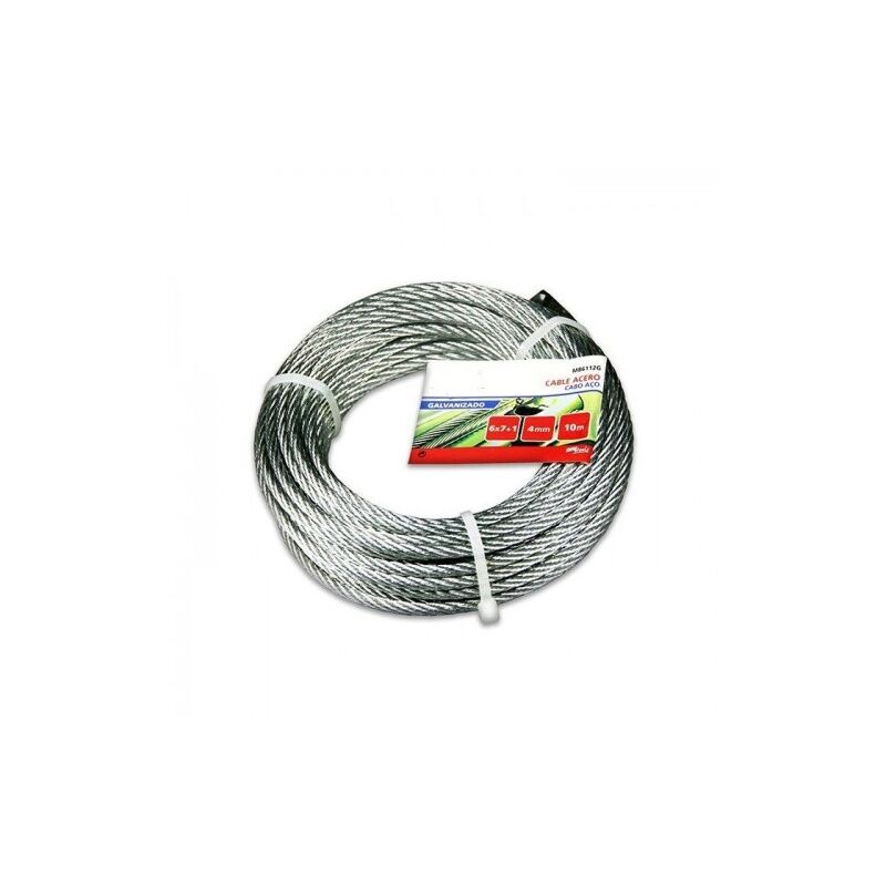 Cable Acero Sirga 6x7 1 2mm Acero Galvanizado Brinox