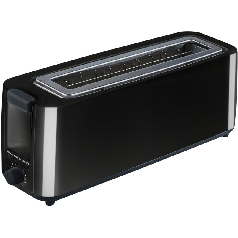 TOSTADORA PLASTICO 2PC.900W.GRANDE NEGRA - ALFA DYSER