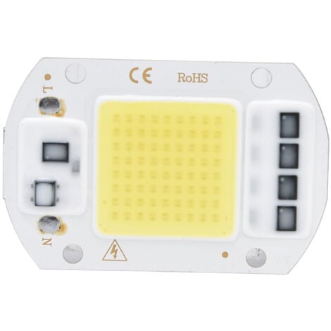 Eosnow Fuente de luz COB de alto voltaje con chip LED de alta potencia, color blanco frío, 100W ...