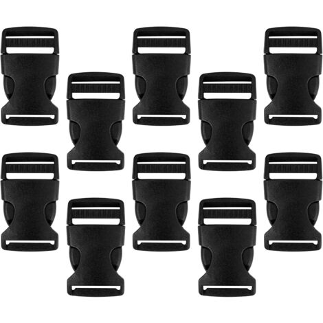 10 Pcs Boucle Sangle 25mm Boucle Sac à Dos en POM Attache Clip Sangle ...